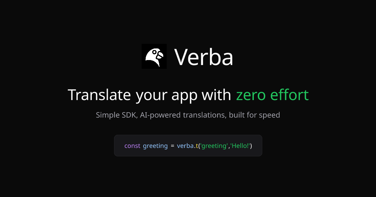 Documentation | Verba
